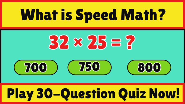 Speed Math Practice: Fast Calculation Tricks, Speed Test, and Practice ...